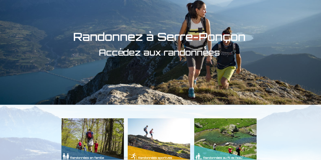 Un nouvel outil pour les randonnées : rando.serre-poncon.com